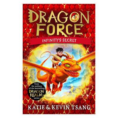英文原版Dragon Force #1: Infinity's Secret龙之力1 无限的秘密龙骑士夏令营小说故事 魔法故事 动作冒险 平装8-12岁