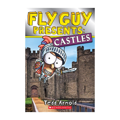 英文原版 Scholastic Reader, Level 2：Fly Guy Presents: Castles 苍蝇小子：城堡 解了所有关于城堡的知识 英语启蒙科普绘本