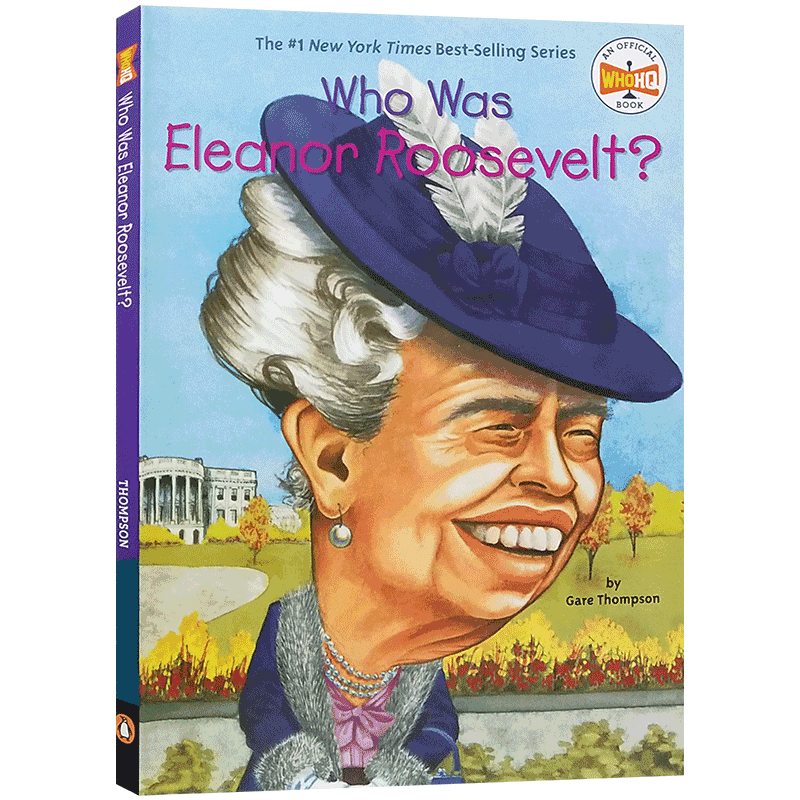 Who Was/Is系列埃莉诺·罗斯福是谁？Who Was Eleanor Roosevelt?英文原版 青少年儿童科普名人故事传记文学章节书Penguin企鹅出版