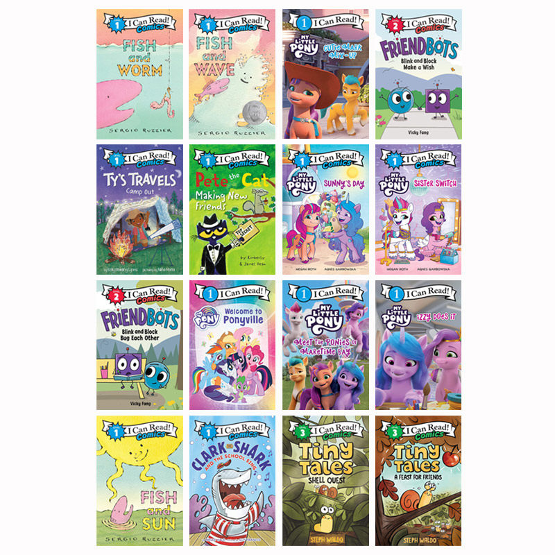 英文原版进口I Can Read Comics系列16本 HarperCollins出版低幼儿童英语课外阅读读物早教英语启蒙认知书分级阅读书_虎窝淘