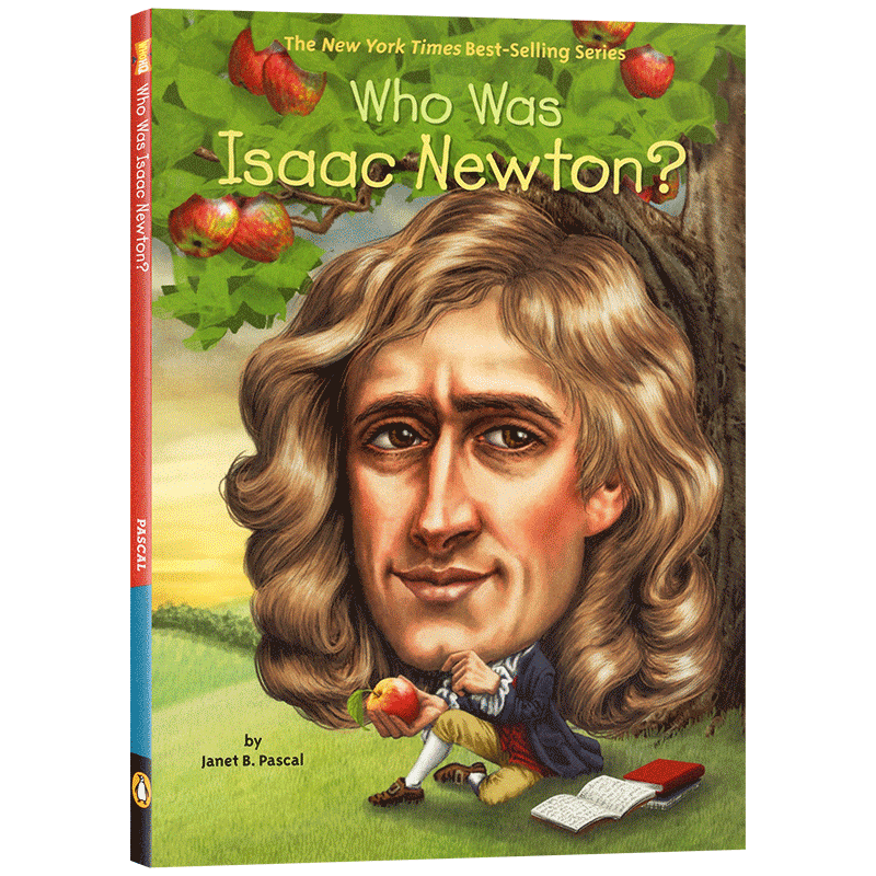 预售英文原版 Who Was Isaac Newton？牛顿是谁？Who Was/Is 系列人文百科 中小学生英语课外读物 名人人物传记儿童文学书籍