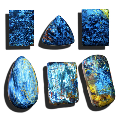 彼得石吊坠一物一图随形水滴方牌