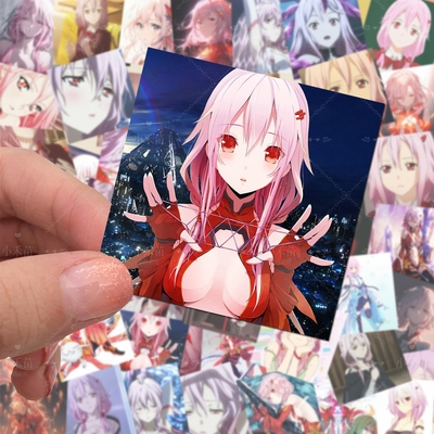 楪祈54张贴画diy拼图墙贴文具盒贴车贴防水防晒动漫罪恶王冠贴纸