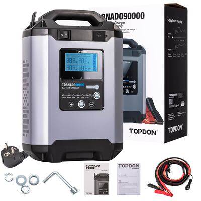 TOPDON Tornado90000 -90A 12V/24V Power Supply Smart Charger