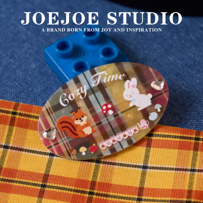 JoeJoe原创CozyTime发饰组合可爱刘海侧边夹发夹少女风多巴胺