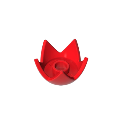 国产科技零件moc适用乐高39262 小颗粒拼插积木 5尖角 花冠 皇冠