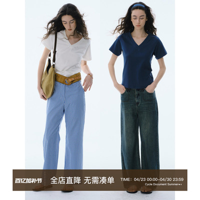 CycleDocument插肩袖短袖T恤