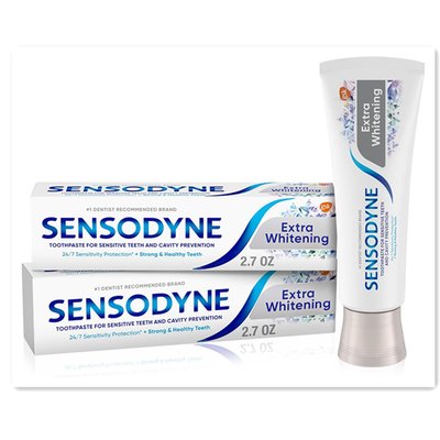 Sensodyne Extra Whitening Toothpaste, 2.7 Ounces (Pack of 2)