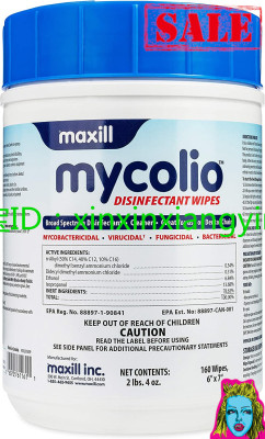 Mycolio Hospital Grade Disinfectant Wipes 160 Wipes 6