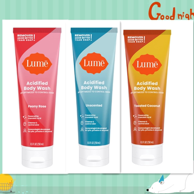 Lume Acidified Body Wash - 24 Hour Odor Control 多项可选