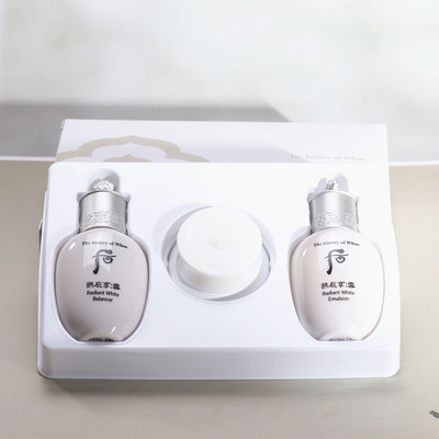 whoo后拱辰享雪玉凝水乳面霜3件