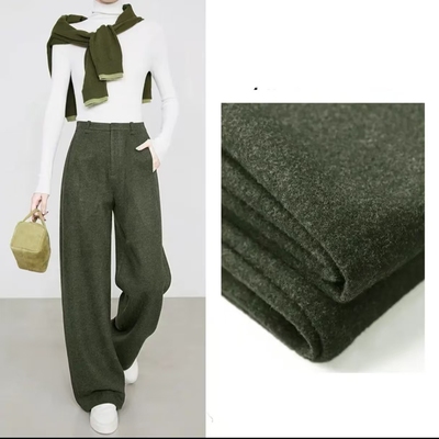 醋酸羊毛冬日恋歌软糯阔腿裤休闲