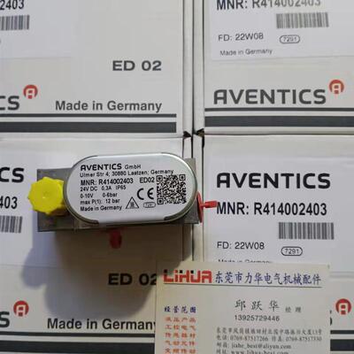 REXROTH安沃驰AVENTICS电气比例阀R414002403询价