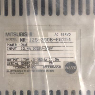 三菱伺服驱动器MR-J2S-200B-EG254询价