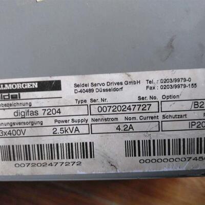 拆机科尔摩根伺服驱动器 digifas 7204   00720247727询价