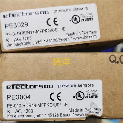 Ifm PN3029 易福门全新压力传感器PN01BRBR14MFPKG/US/ /V现询价