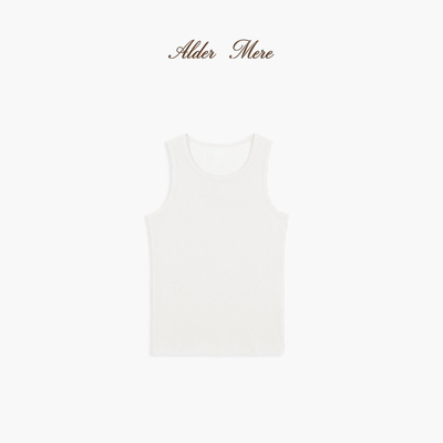 Alder Mere 口粮系列 夏季新款重磅棉质男女同款基础螺纹打底背心