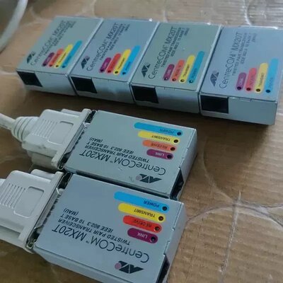 议价CentreCOM MX20T RJ45转AUI转换器实物