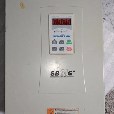 议价森兰变频器15kw380v SB61G+15 一台。