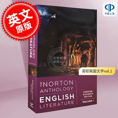 现货 诺顿英国文学选集 第11简明版 卷1The Norton Anthology of English Literature, Shorter 11th Edition, Volume 1