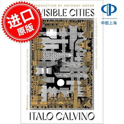 预售 看不见的城市50周年纪念版 英文原版Invisible Cities卡尔维诺Italo Calvino经典作品作豆瓣高分外国文学小说书