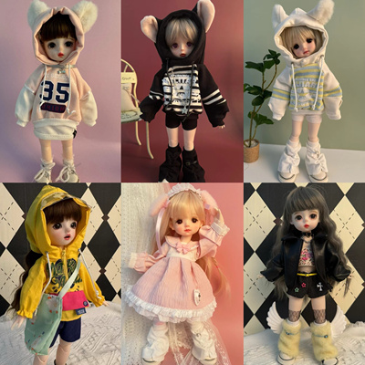 【只售衣服】6分bjd30厘米鬼妈妈娃衣连衣裙套装卫衣裤子娃娃衣服