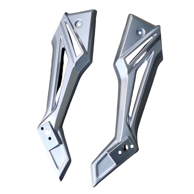 比亚乔罗宾逊三角板BYQ125-150-8A摩托车原装配件后脚蹬支架