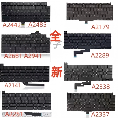 适用苹果A2141 A2179 A2289 A2251 A2338 A2337 A2681 A2941键盘