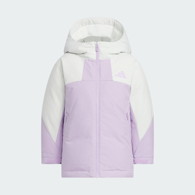 Adidas/阿迪达斯正品LK DOWN PARKA儿童连帽休闲保暖羽绒服KC5415