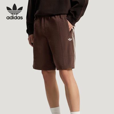 Adidas/阿迪达斯正品三叶草MSHORT新款男经典都市宽松短裤KY8313