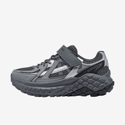 Skechers斯凯奇正品kids BOYS大童魔术贴低帮休闲鞋405334L-CHAR