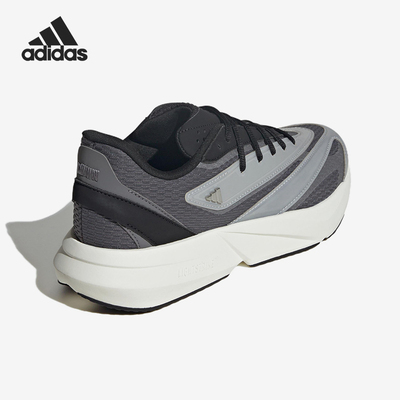 Adidas/阿迪达斯官方正品LIGHTBLAZE男灰色网面低帮跑步鞋JS0913