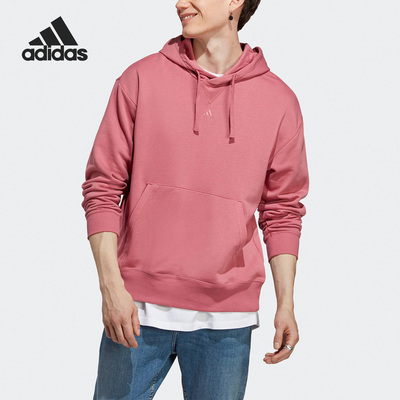 Adidas/阿迪达斯官方正品新款男子休闲运动连帽套头卫衣IC9762