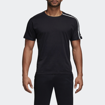 阿迪达斯男士训练运动短袖T恤