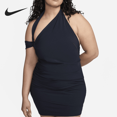 Nike/耐克正品Jacquemus 女士柔软分层式连衣裙FJ3141-475