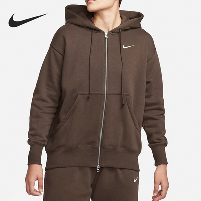 Nike/耐克官方正品秋季女士加绒保暖休闲运动针织外套DQ5759-237