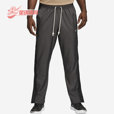 Nike/耐克正品DNA男士运动系带直筒复古侧边纽扣长裤DQ6096-254