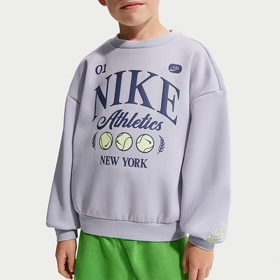 Nike/耐克正品Tennis Lifestyle小童休闲圆领印花卫衣IR8104-057