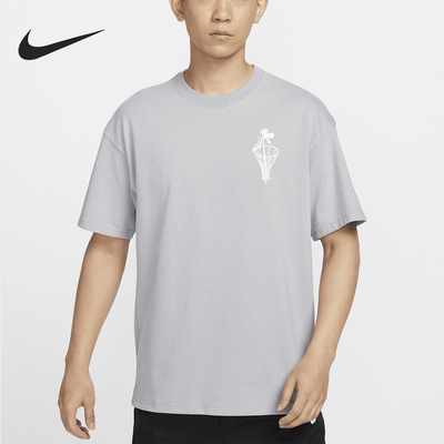 Nike/耐克官方正品当季新款男士运动篮球印花透气T恤FQ4899-012