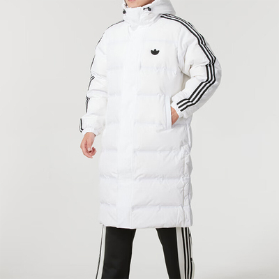 阿迪达斯男士保暖连帽羽绒服