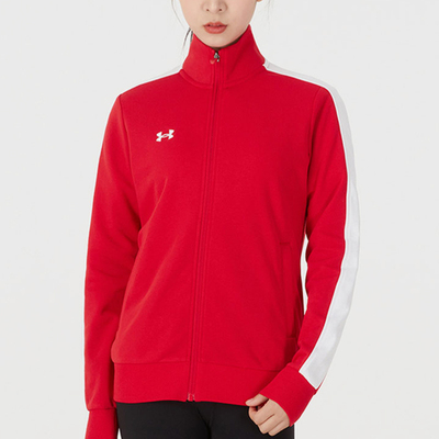 UA/安德玛正品针织女士经典训练户外透气夹克外套21500442-600