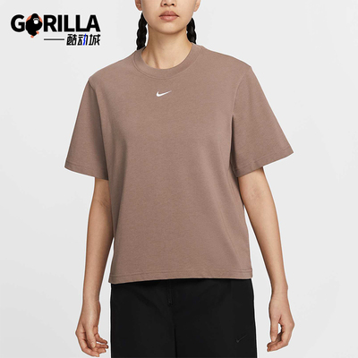 耐克女士透气运动休闲宽松短袖