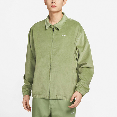 耐克男子灯芯绒翻领夹克外套