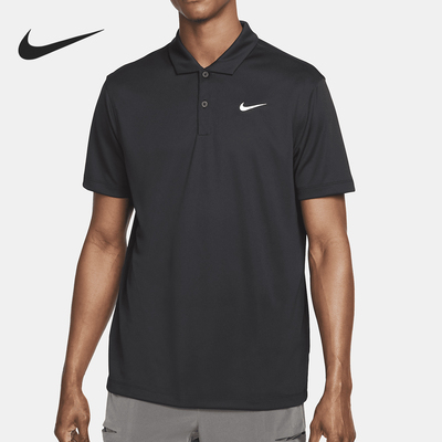 Nike/耐克正品男士经典Polo领纽扣休闲舒适短袖T恤DH0857-010