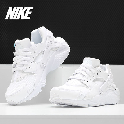 Nike/耐克正品Huarache Triple Black GS 女子跑步鞋 654275