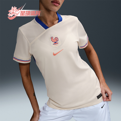 Nike/耐克正品Dri-FIT女士足球运动训练透气短袖T恤FZ9129-110