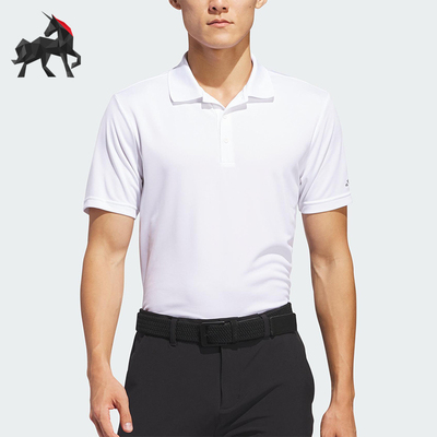 Adidas/阿迪达斯正品夏季男士运动翻领柔软透气短袖POLO衫IU4441