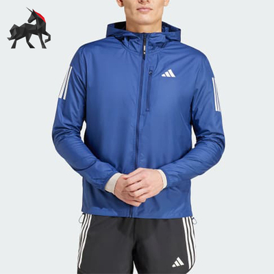 Adidas/阿迪达斯正品OWNTHERUNJACKET新款男经典夹克外套IV5427