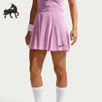 Nike/耐克正品Court Slam女士舒适高腰弹性经典网球裙IV5712-503