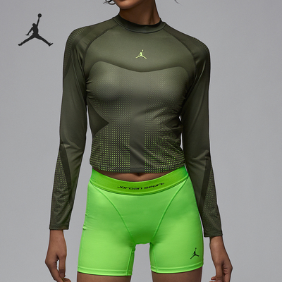 Nike/耐克正品JORDAN女士运动跑步背部镂空长袖HF9481-045